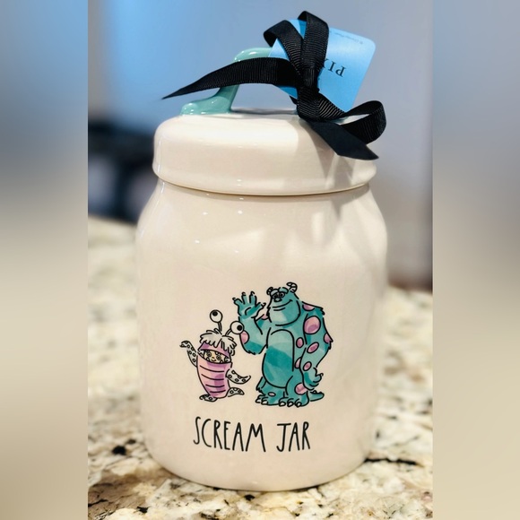 Rae Dunn | Kitchen | Rae Dunn Disney Pixar Monsters Inc Scream Jar | Poshmark